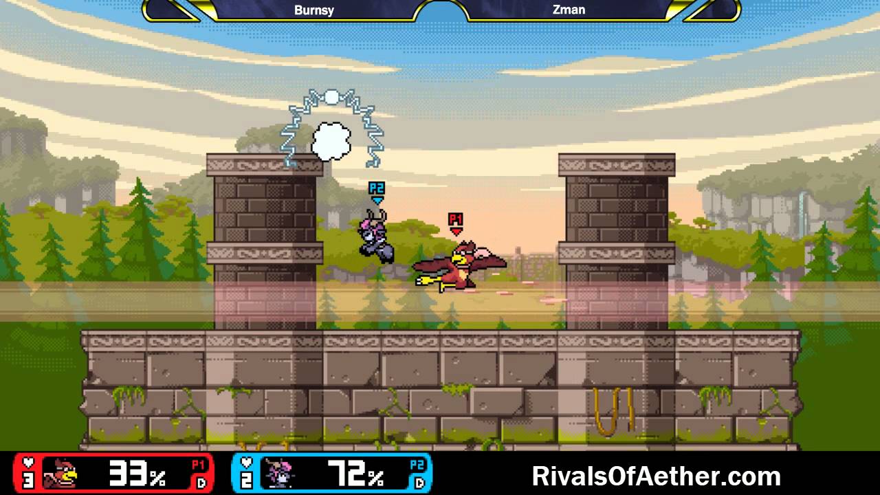 Rivals OF Aether ALPHA Zman (Absa) vs Burnsy (Wrastor) - YouTube