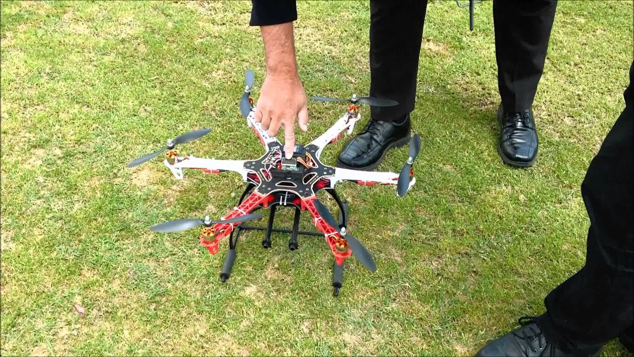 H550 HobbyKing Hexacopter DJI F550 KK2 Test Flight with new Landing ...
