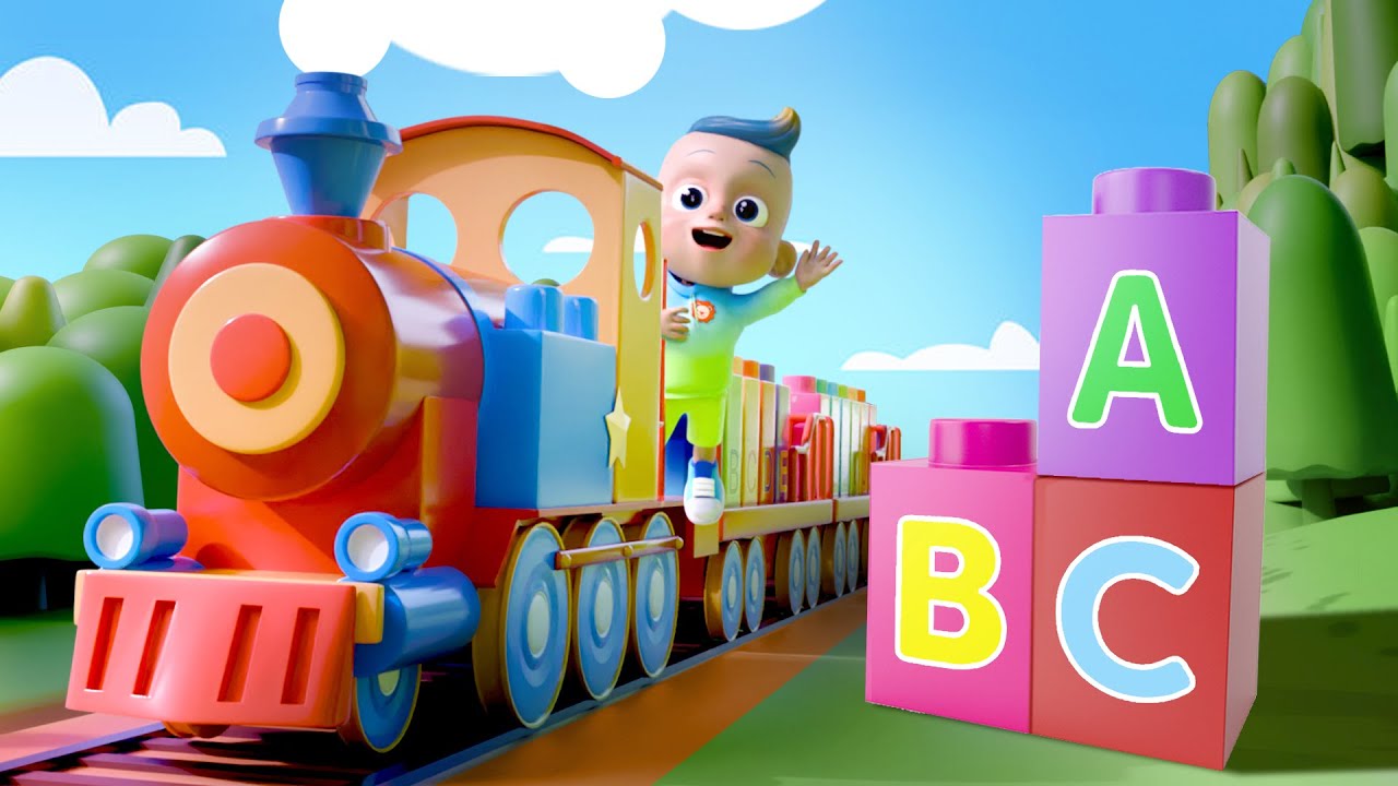 ABC Alphabet Song 🚂 | Sing Along With Joe and Friends #nurseryrhymes # ...