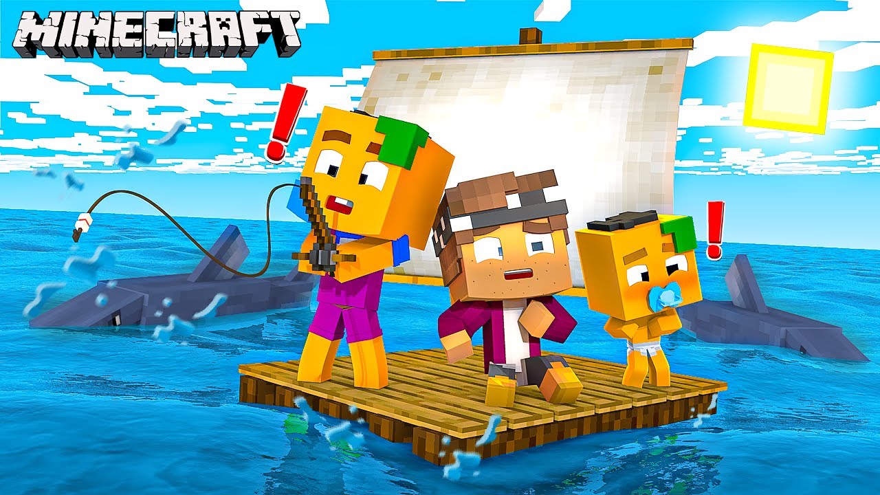 HAIE FRESSEN KIND UND VITAMINE IN MINECRAFT! - YouTube
