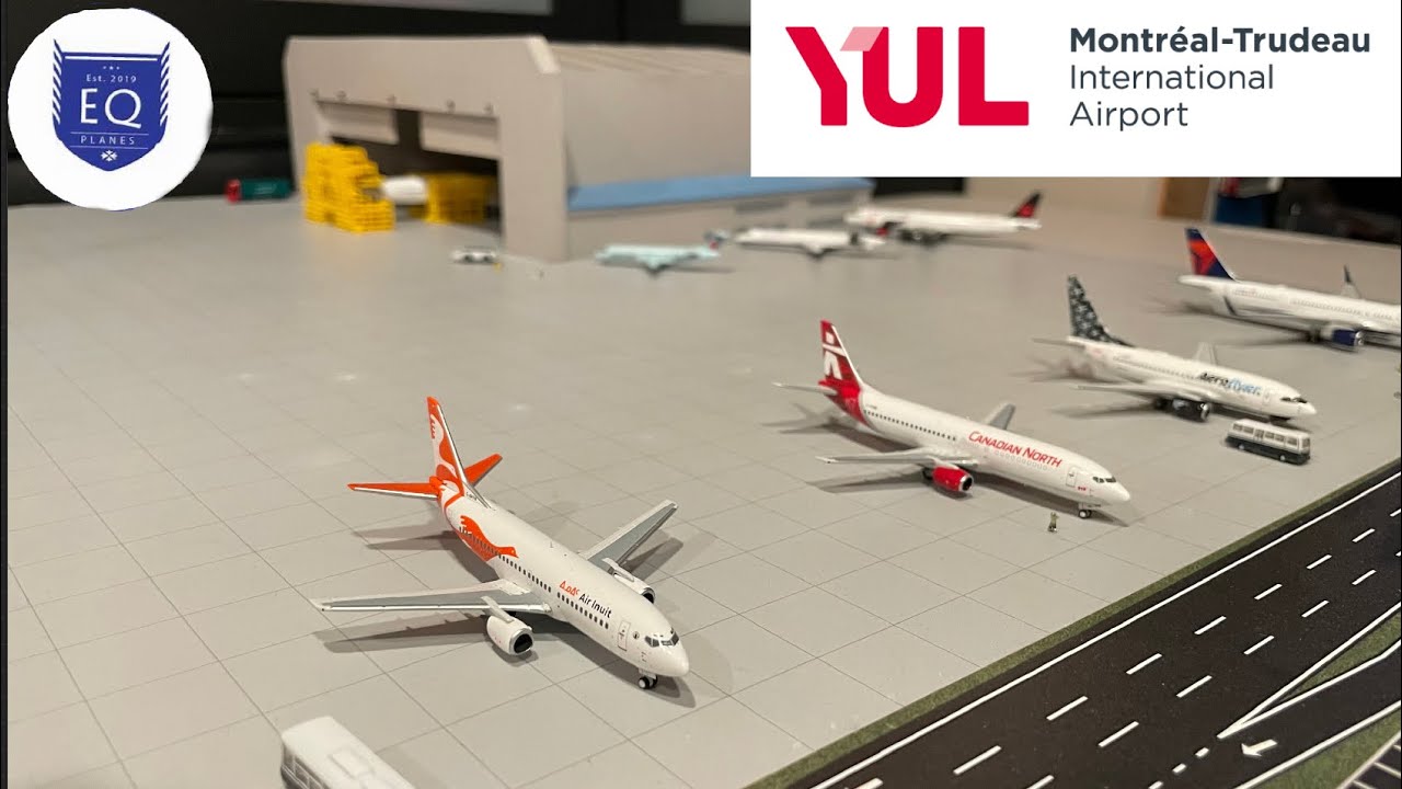 Montreal YUL Gemini Jets 1400 Scale Canadian Model Airport Update Huge ...
