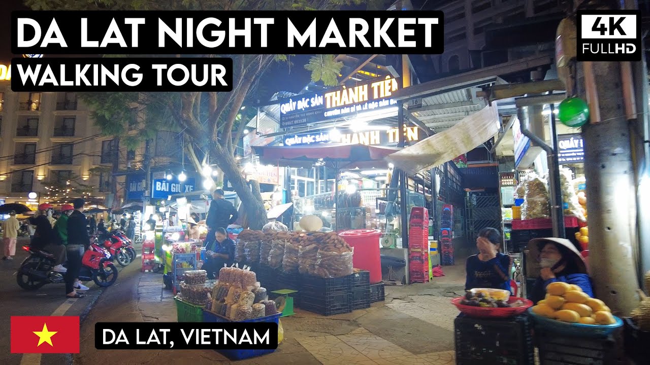 Da Lat Night Market Walk | Da Lat, Vietnam | 4K - YouTube