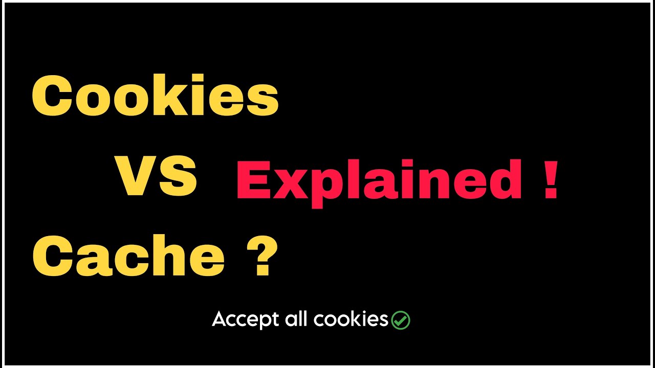 Cookies vs Cache Difference and Comparison - YouTube