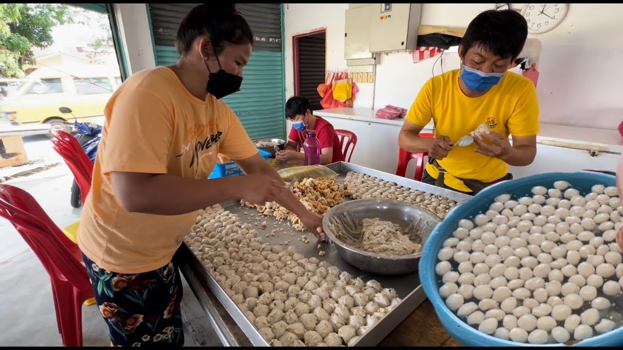 Malaysia Fish Ball Factory... handmade fish balls, fried fish cakes ...