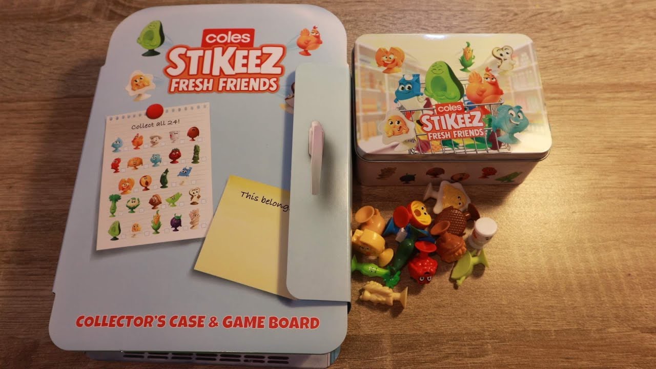 Coles Stikeez Fresh Friends - 2 - YouTube