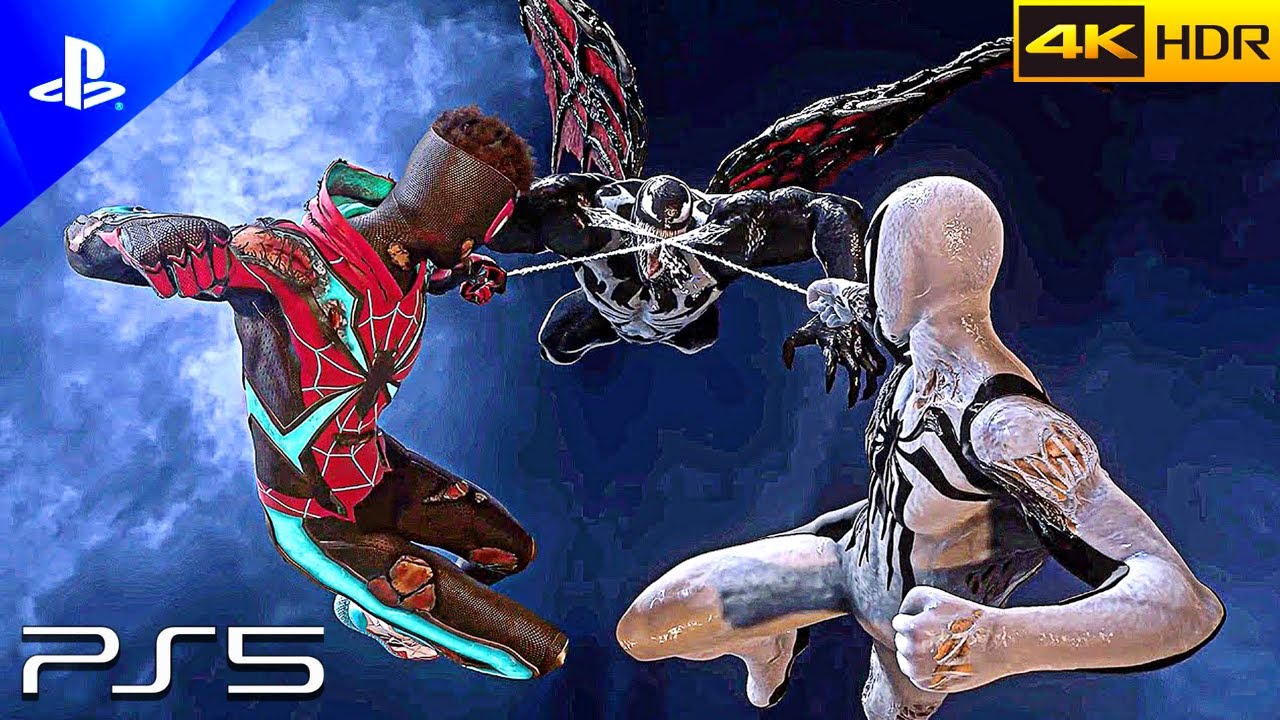 (PS5) Peter & Miles Vs Venom Looks INCREDIBLE | ULTRA Realistic ...