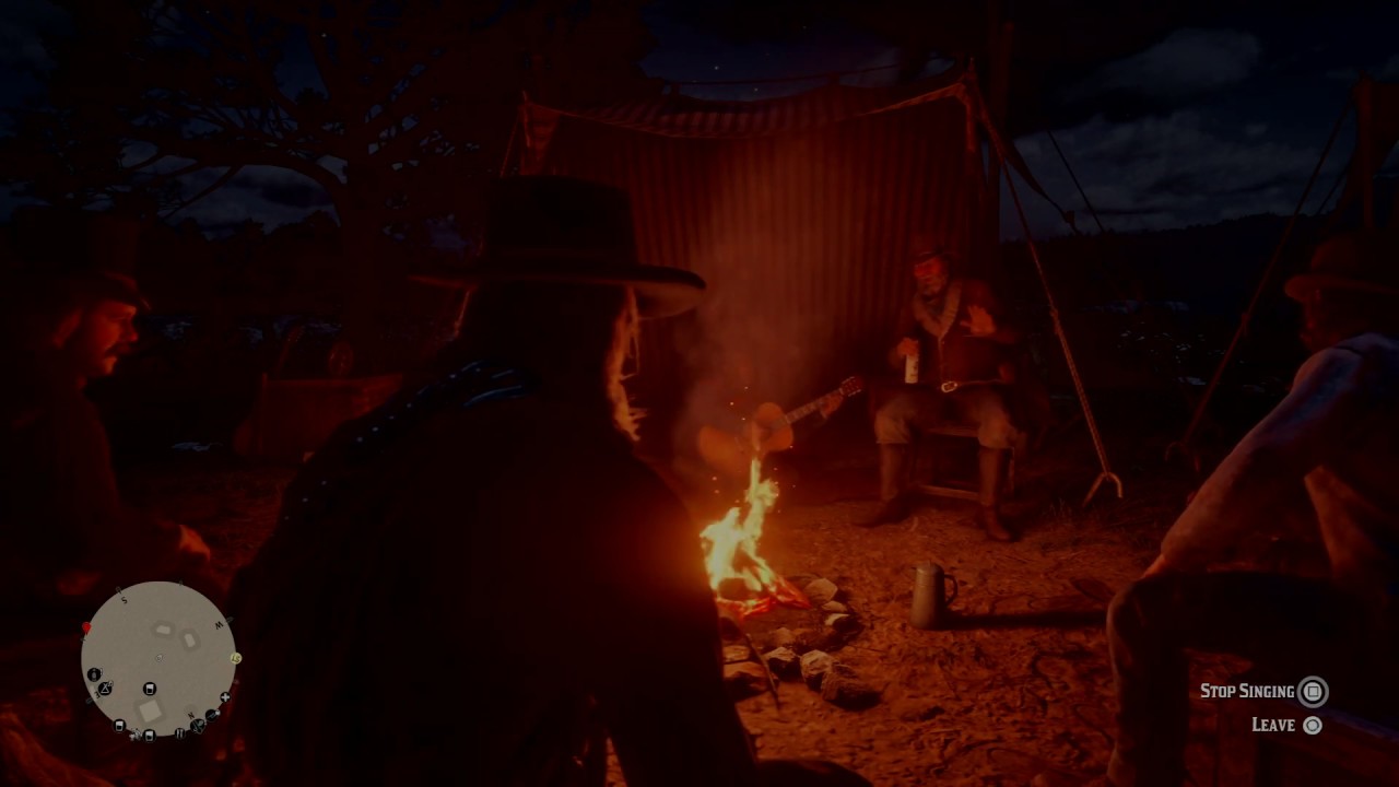 Party after rescuing Sean McGuire [RDR2] - YouTube
