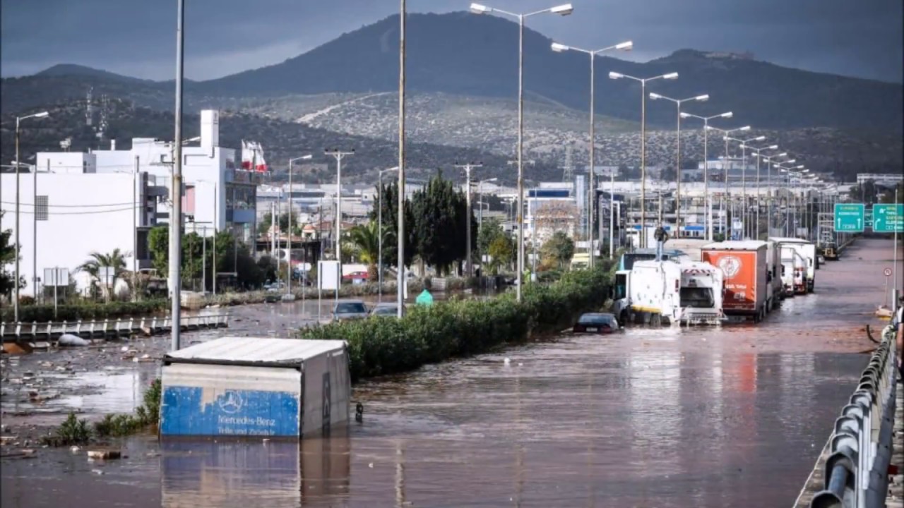 Βιβλική Καταστροφή... Φονική Πλημμύρα στην Δυτική Αττική - YouTube