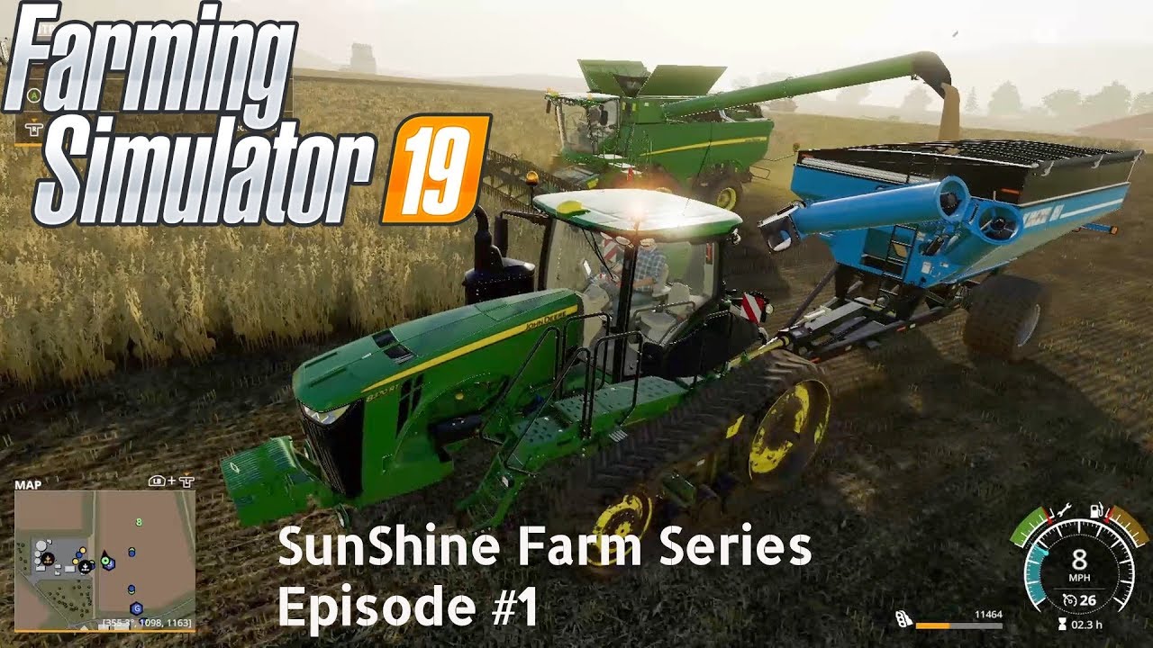 Farming Simulator 19 / American Map Series Timelapse #1 - YouTube