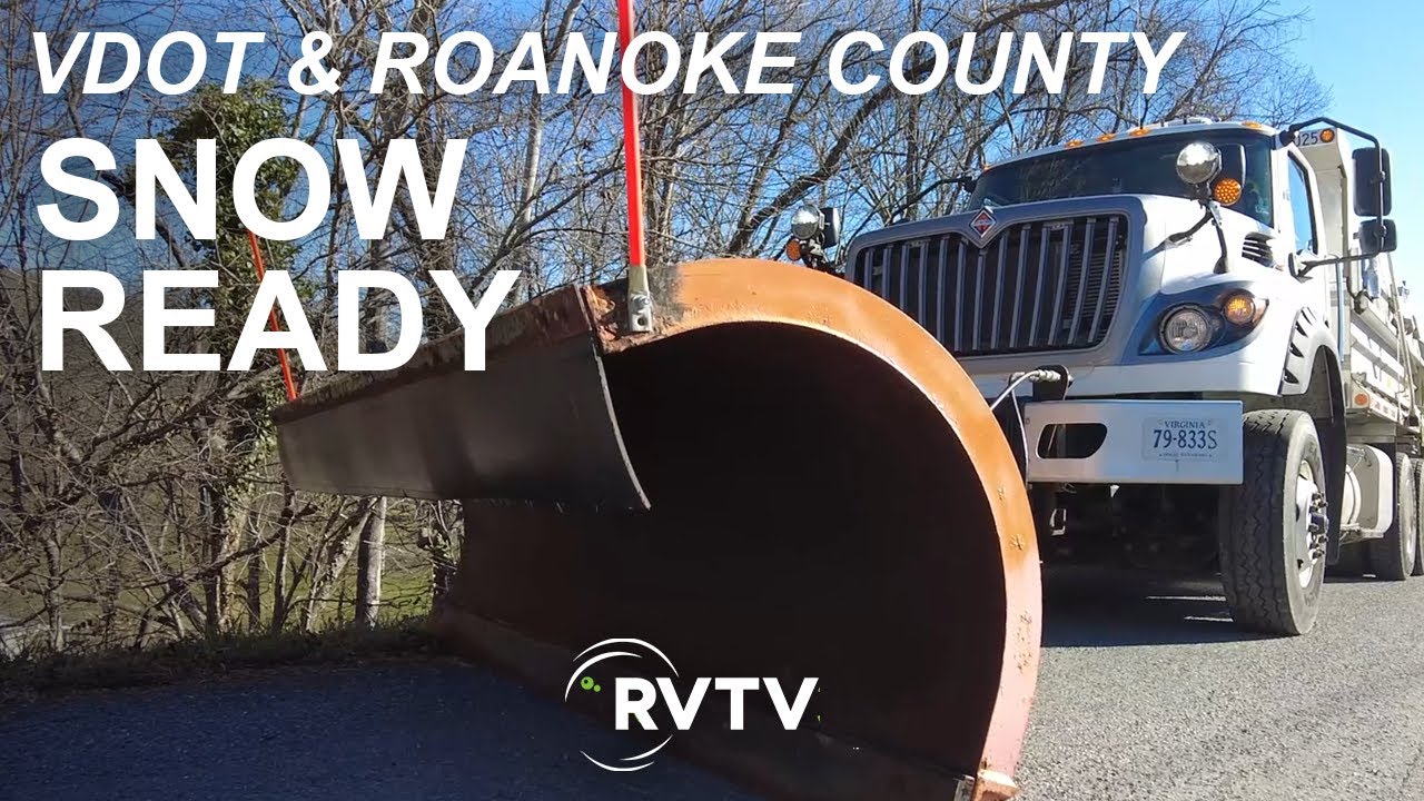 Roanoke County and VDOT - Snow Ready! - YouTube