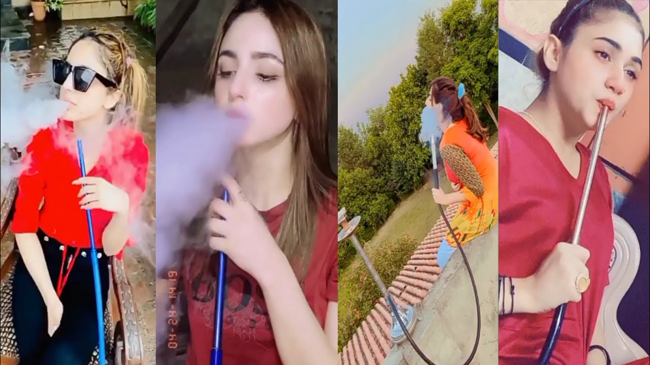 Tiktok Girls Smoking Indian Girls Shisha Hukkah - YouTube