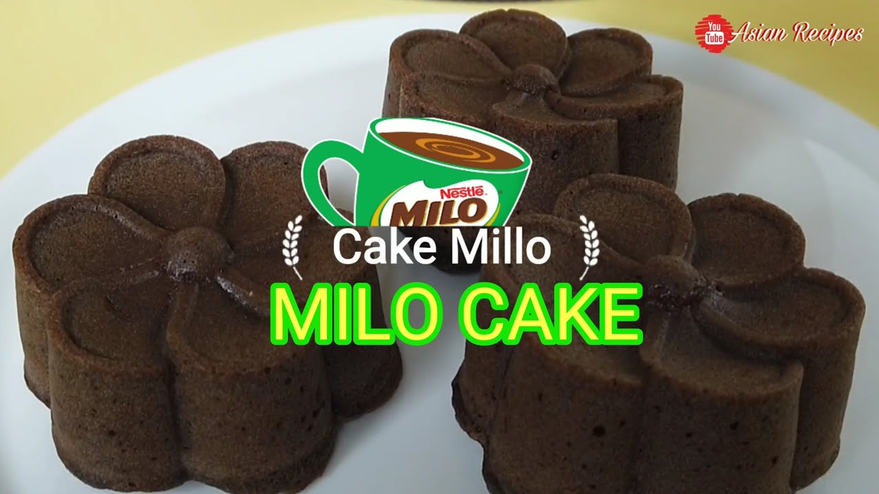 Cake Milo takaran sendok || steam milo cake #AsianRecipes #milocake # ...