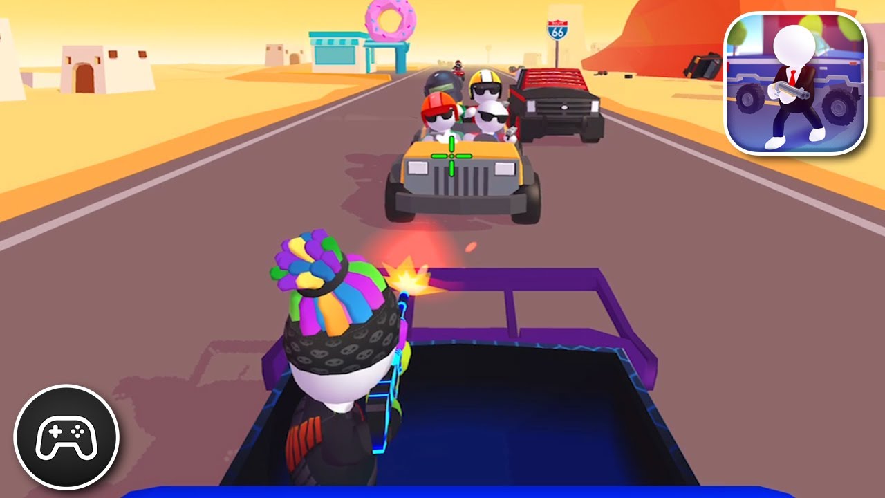 Rage Road: Car Shooting Game - Gameplay Walkthrough Part 8 - Shooting ...