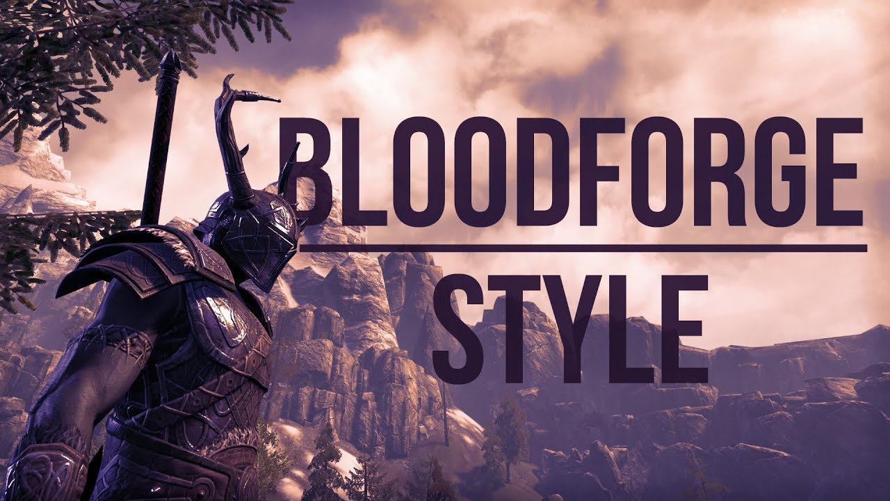 ESO Bloodforge Motif - Showcase of the Bloodforge Style in The Elder ...
