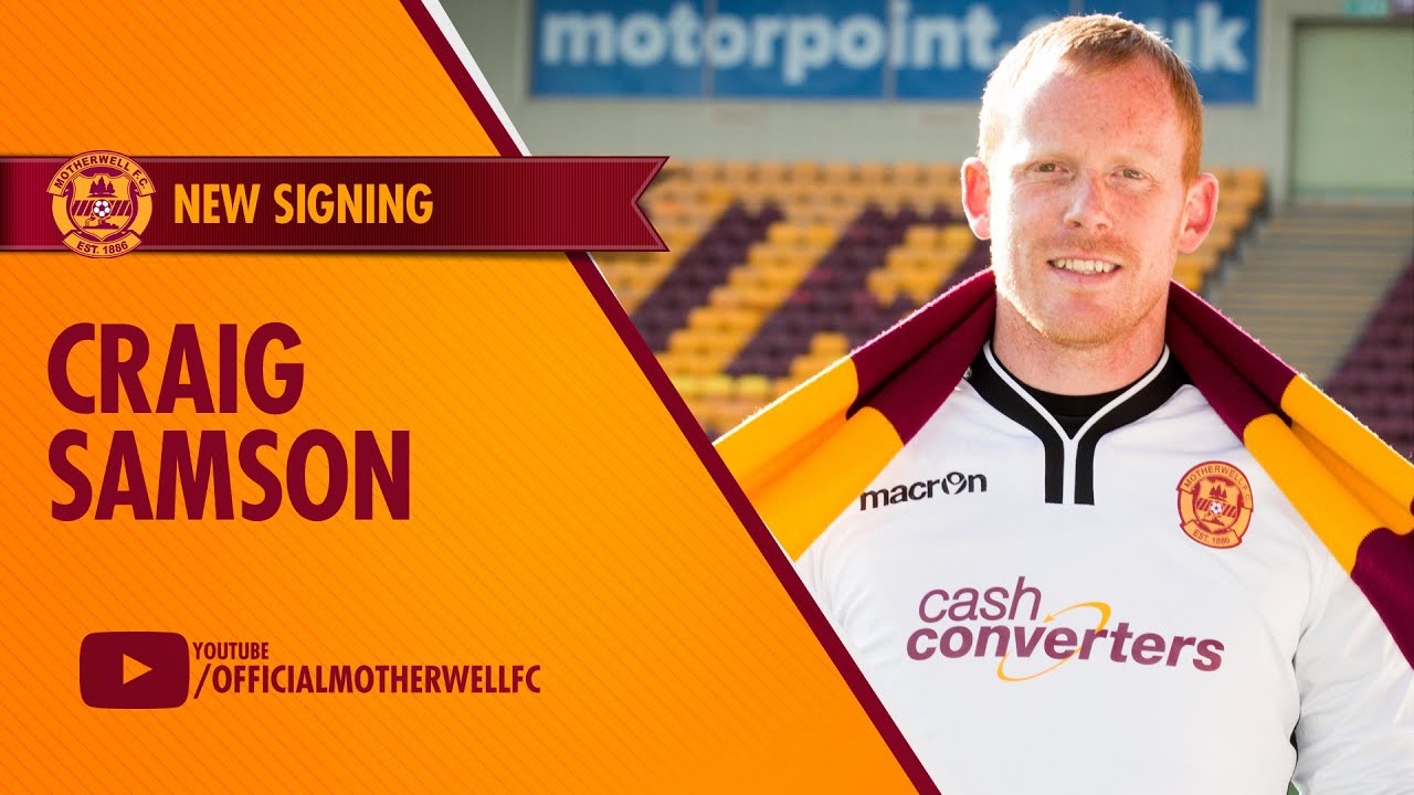 Craig Samson signs for 'Well - YouTube