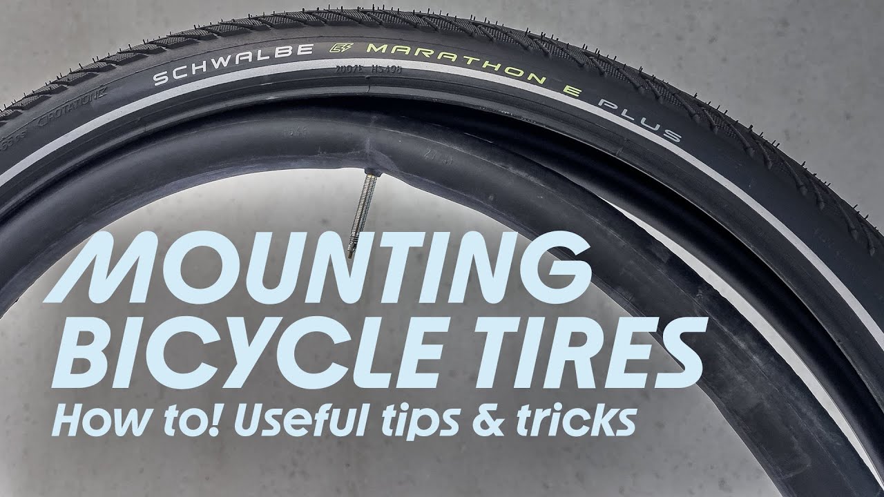 How to mount a bicycle tire with an inner tube - Get useful tips and ...