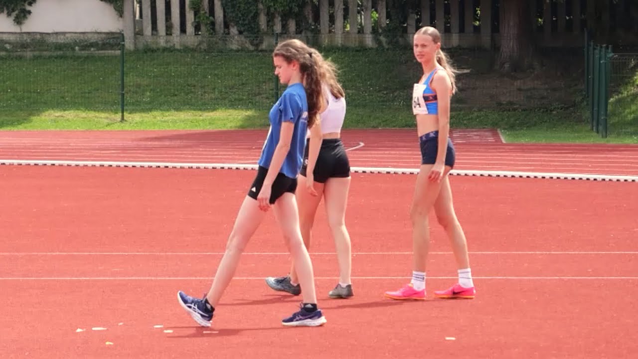 Elena Tesanovič (SLO) High Jump Girls U14 143 cm 3rd Place Maribor 2024 ...