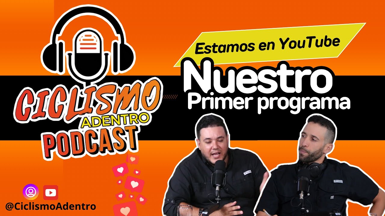 Nuestro primer programa Ciclismo Adentro PodCast - YouTube