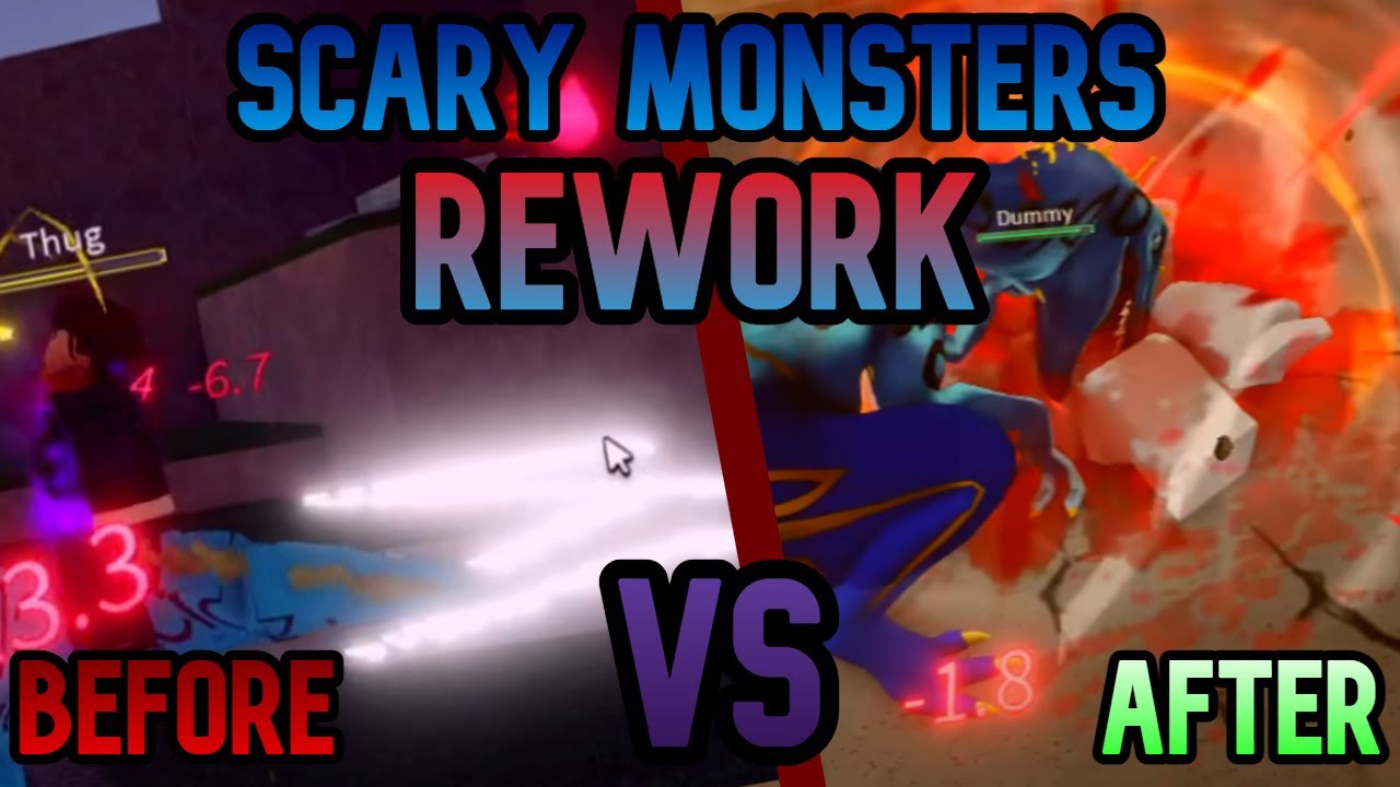 [YBA] Scary Monster Before VS After Rework - Showcase - YouTube
