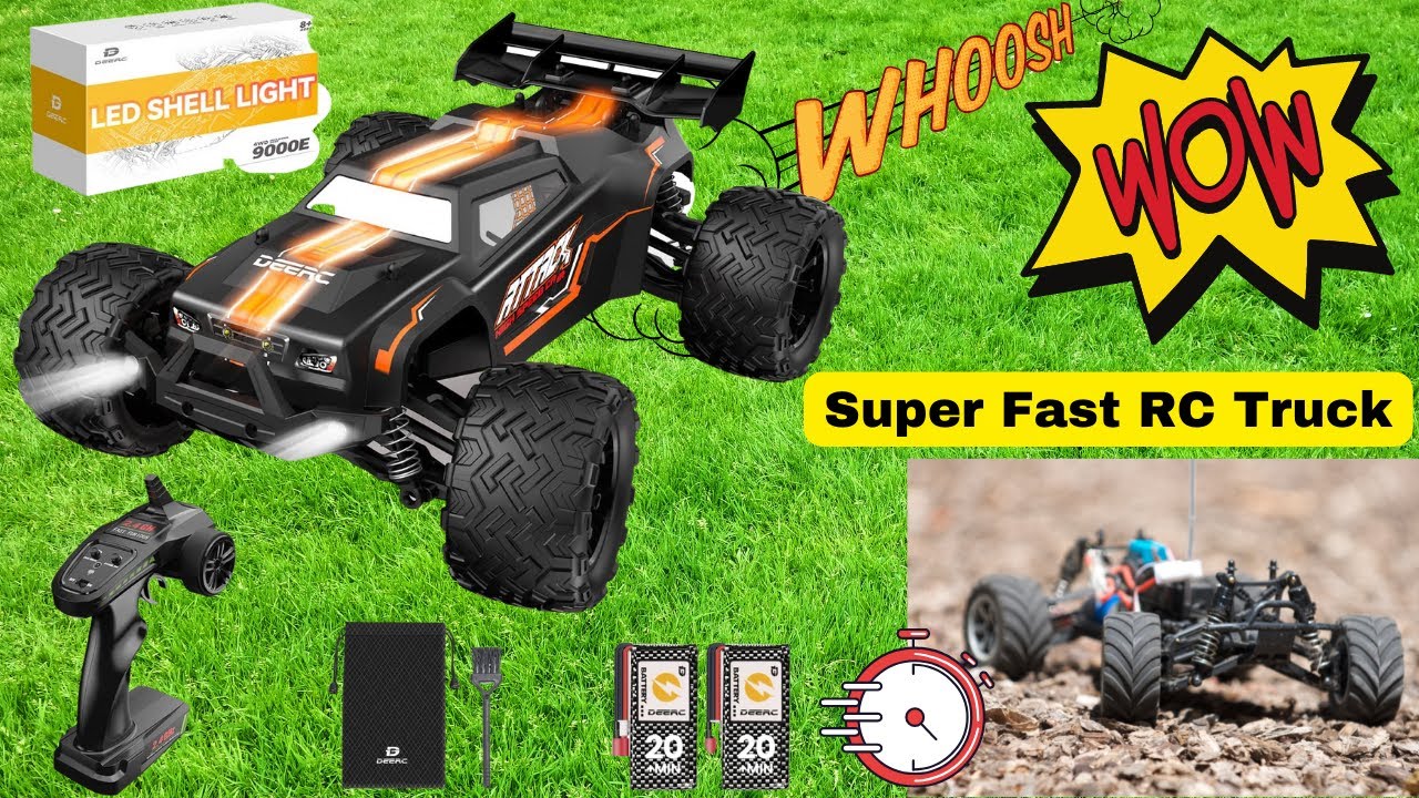 5 Star RC Truck review: DEERC 9000E 1:14 Scale Remote Control Car with ...