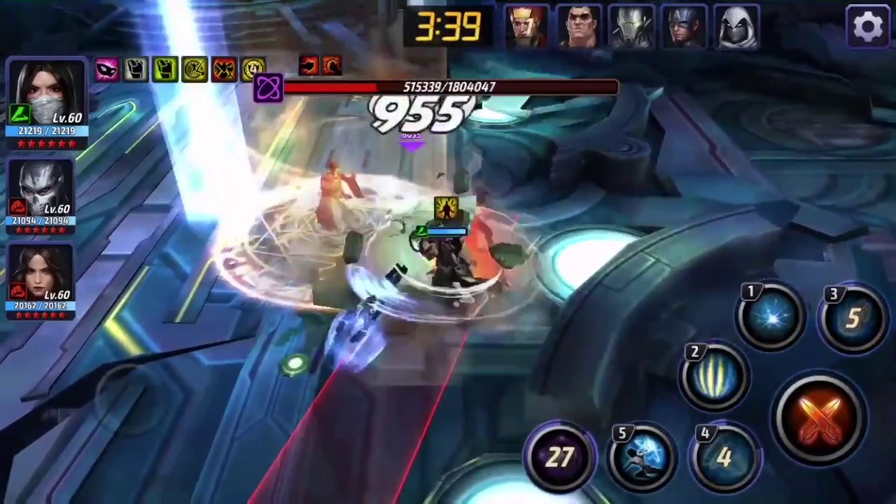 Marvel Future Fight- World Boss Clear Silk vs Supergiant - YouTube