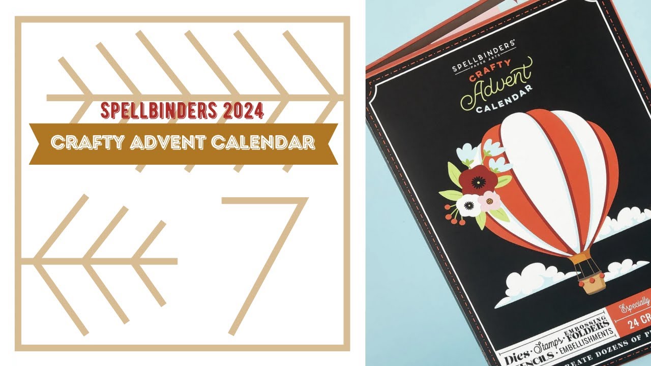 Day 7 Spellbinders 2024 Crafty Advent Calendar with Simon Hurley Bark ...