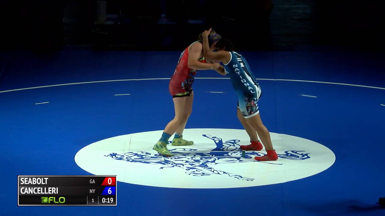 172 lb f, Kaylee Seabolt, GA vs. Haley Cancelleri, NY - YouTube