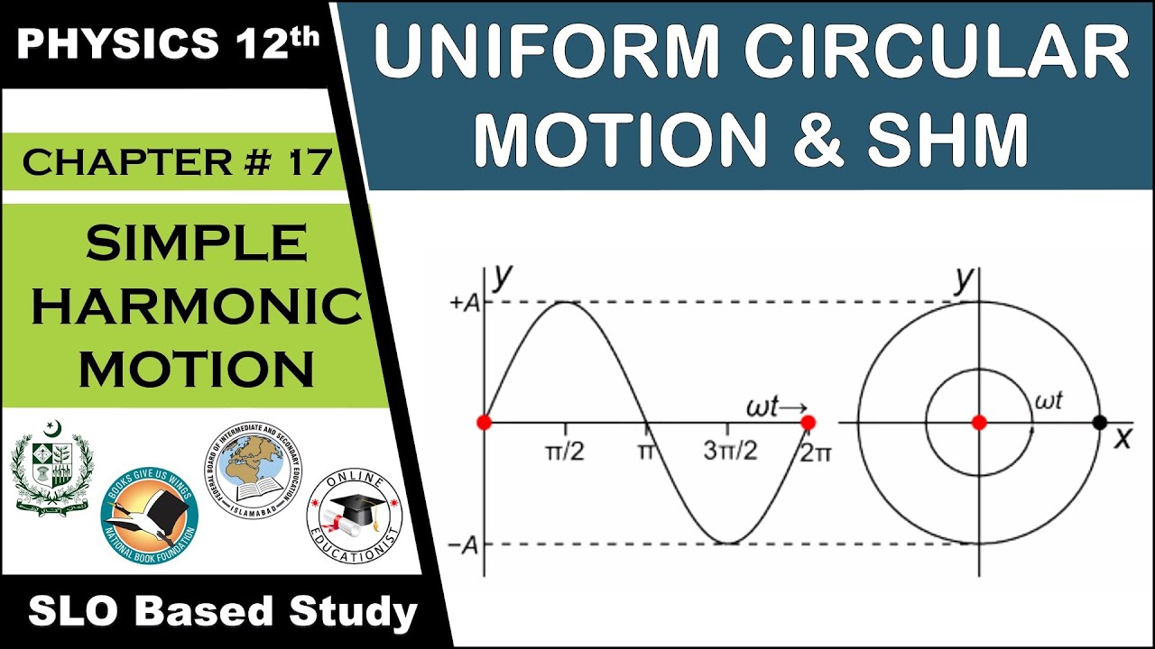 Uniform Circular Motion & SHM | Displacement, Velocity & Acceleration ...