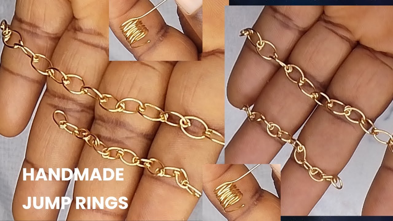 How To Make Jump Rings: Diy Handmade Jump Rings To Form Chains - YouTube