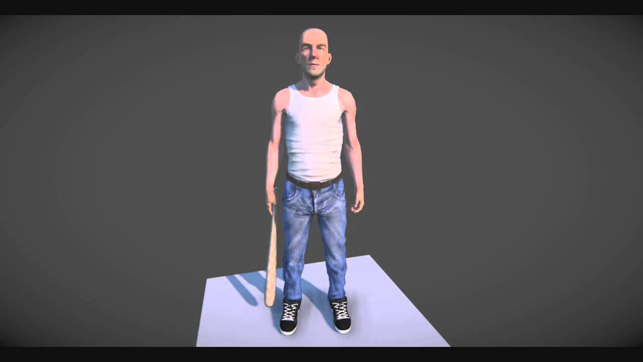 3D character animation in Marmoset - YouTube