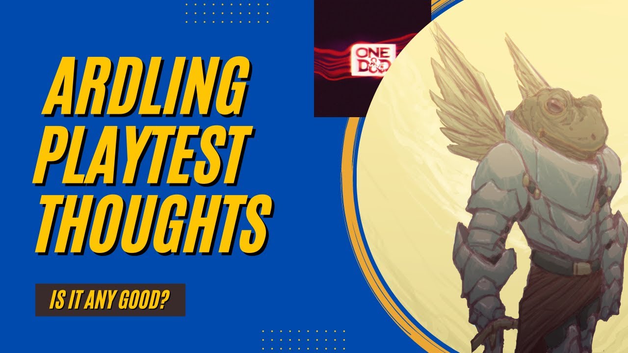 NEW ARDLING RACE - Play test thoughts - ONE DND - YouTube