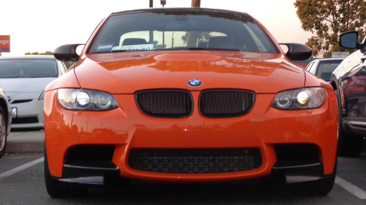 RARE Orange BMW M3 Park Lime Rock Edition 1/200 - YouTube