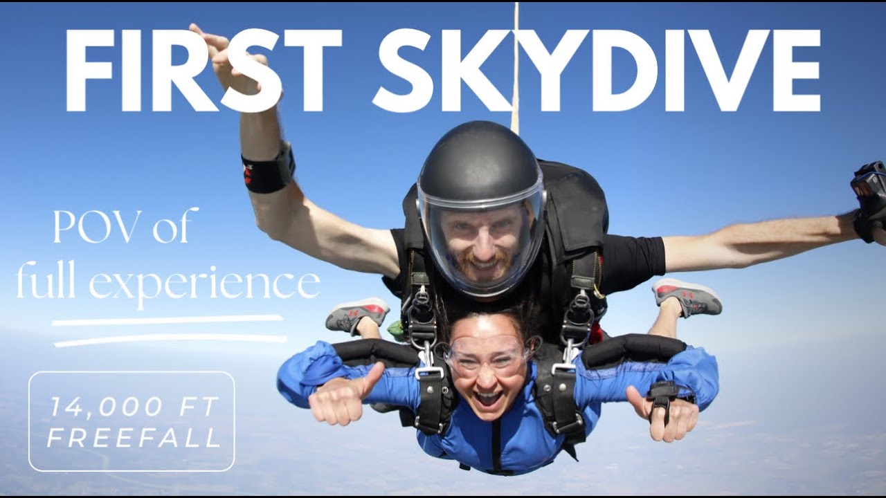 FULL PROCESS OF MY FIRST TANDEM SKYDIVE | THE CRAZIEST EXPERIENCE OF MY ...