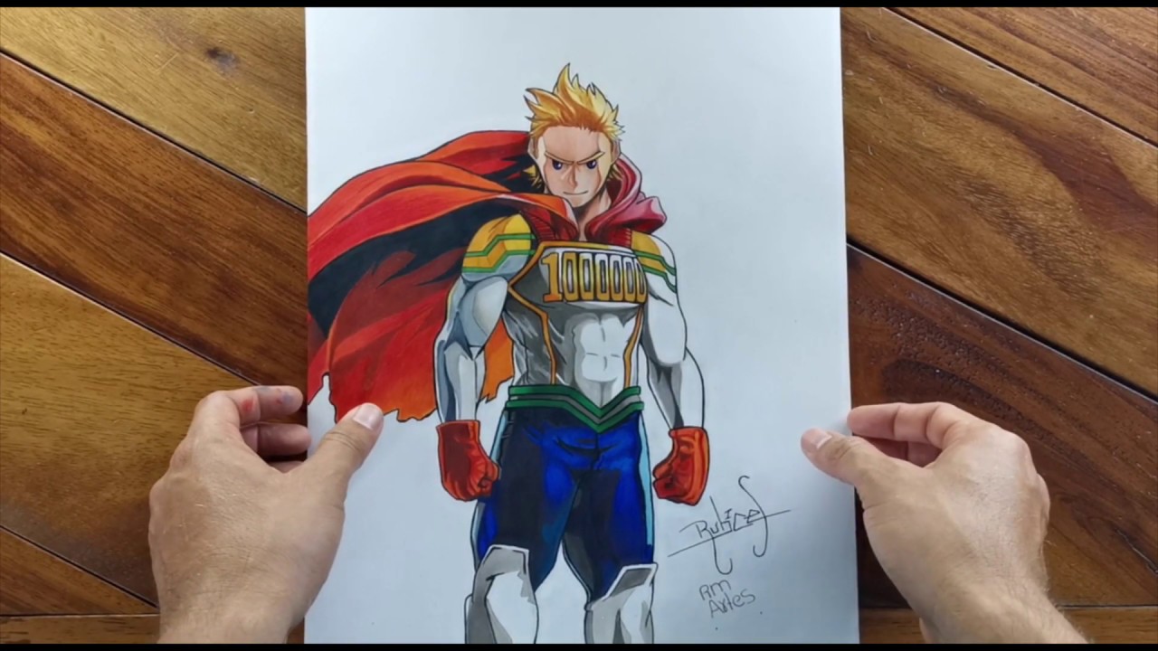 Speed Drawing MIRIO TOGATA (LEMILLON) BOKU NO HERO ACADEMIA - YouTube