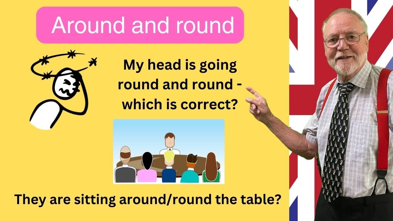 How do we use round and around. Are they the same? - YouTube