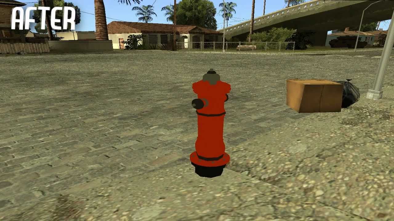 GTA SA MOD │New Fire hydrant - YouTube