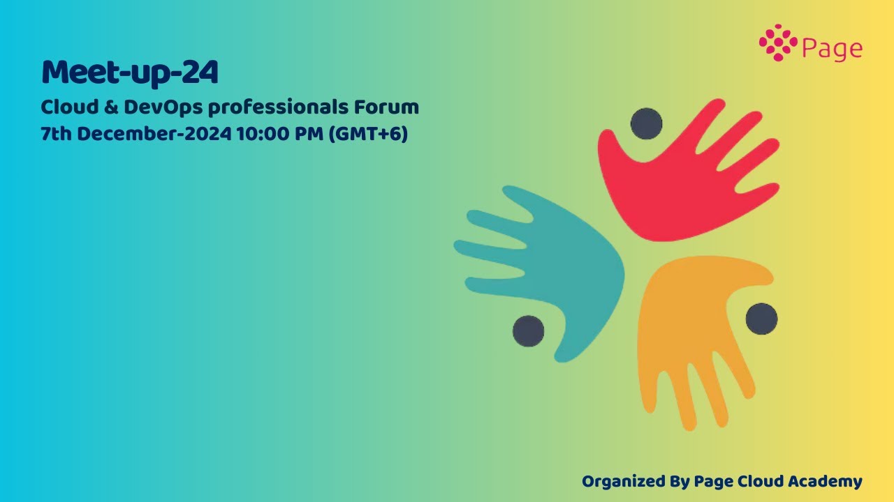 Meet-up-24 | Cloud & DevOps professionals Forum | Organized By Page Cloud Academy - YouTube