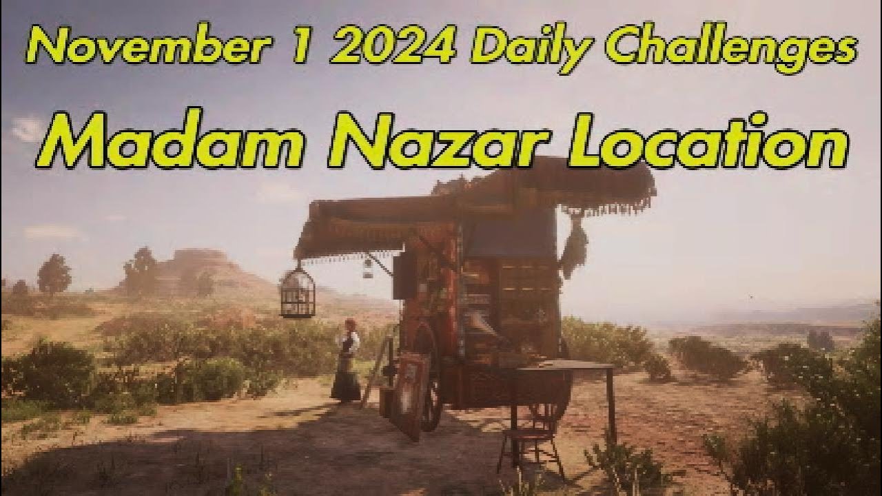 Red Dead Online Daily Challenges Madam Nazar Location November 1 2024 # ...