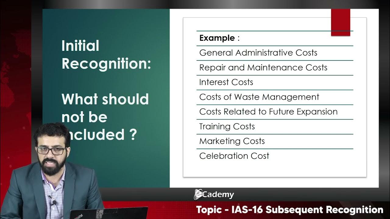 F7 (English) IAS 16 Subsequent Recognition by Sir Iqbal Bhabha - YouTube