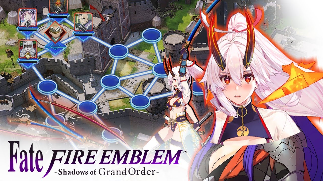 【FGO】Saber Tomoe Solo - The Shadow Front Day 1 【Fate/Grand Emblem of ...