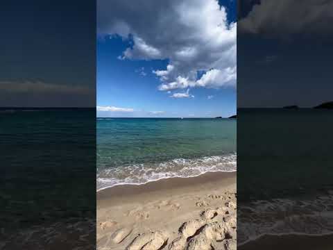 La spiaggia di Nora, si trova nel sud Sardegna