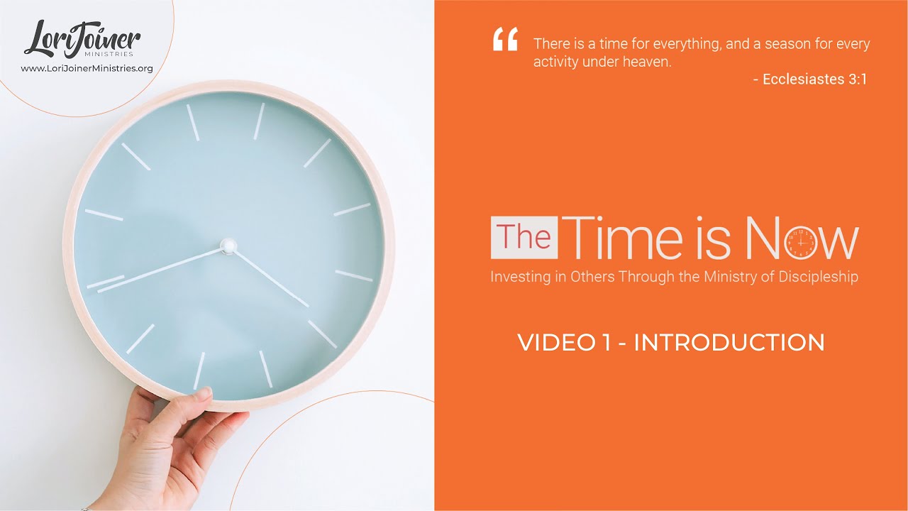 VIDEO 1 - The Time Is Now Introduction START HERE - YouTube
