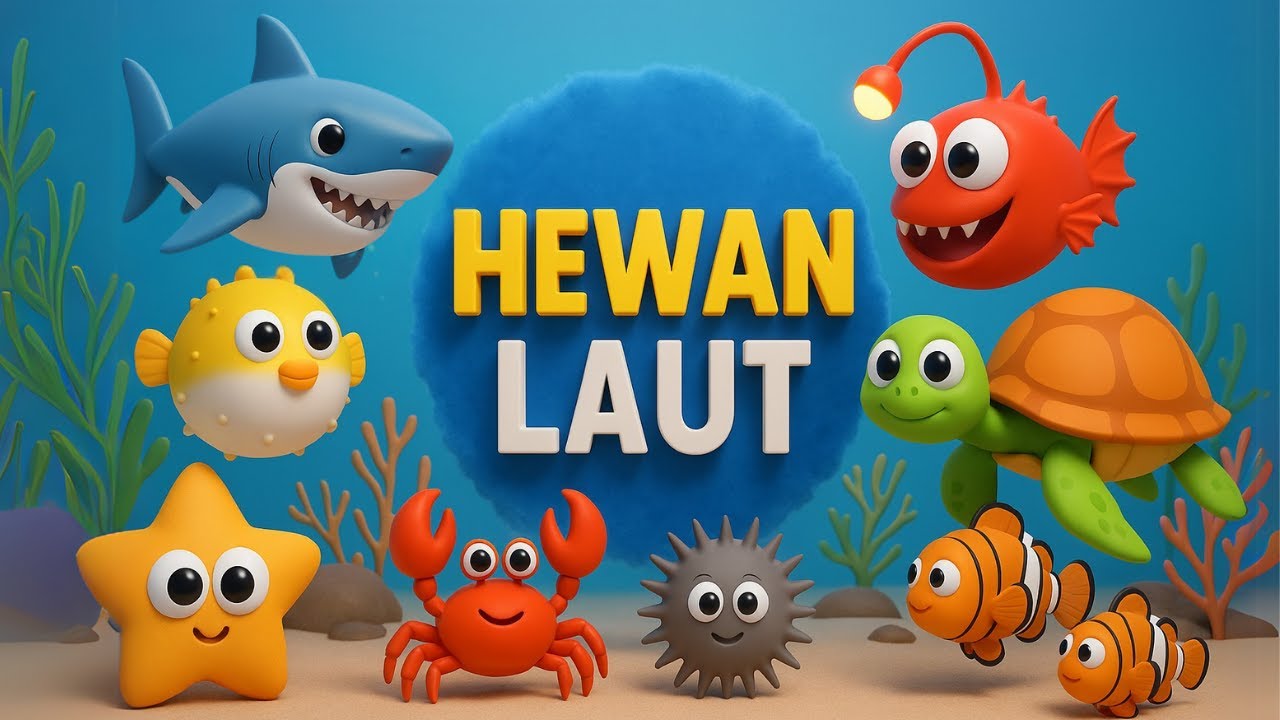 Belajar Nama-nama Hewan Laut untuk Anak-anak | Mengenal Nama-nama ...