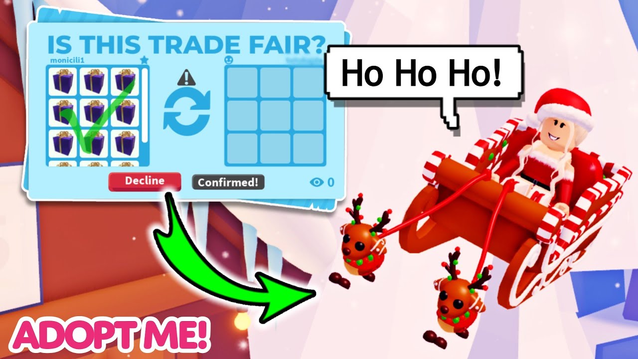 Rozdávám DÁRKY FANOUŠKŮM Jako SANTA v Adopt Me! Roblox - YouTube