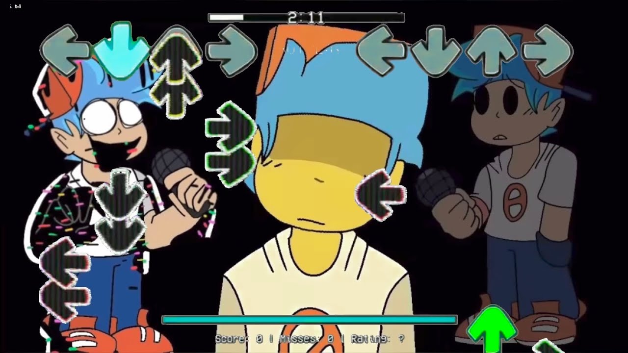 BF Glitch vs Boyfriend in Friday Night Funkin ( Finn corrupter song ...