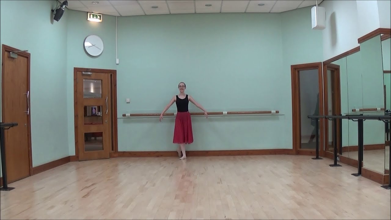 RAD Grade 6 Ballet - Centre - Petit Allegro - YouTube