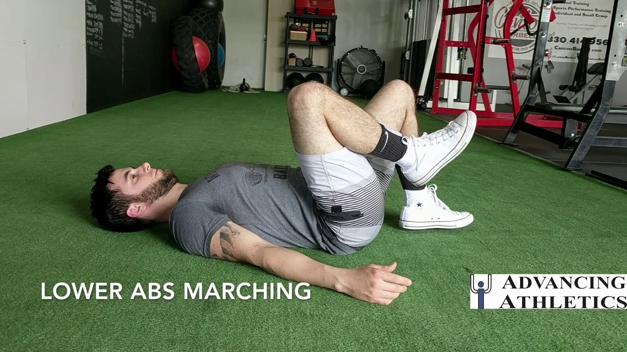 Lower Abs marching - YouTube