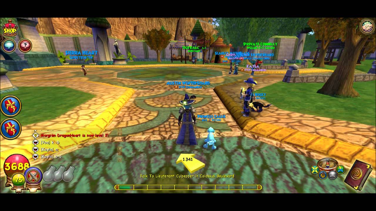 Wizard101-Getting Commander Robe&Meet &Greet Info (sorry for bad ...