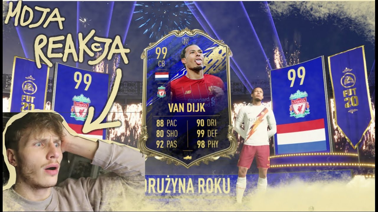TRAFIŁEM TOTY VAN DIJK FIFA 20 / I PACKED TOTY VAN DIJK FIFA 20 - YouTube