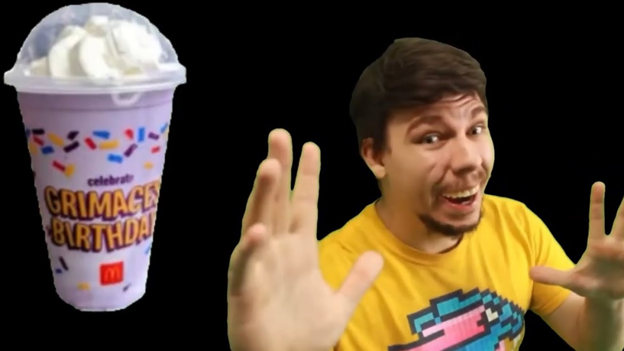 Mr. Beast @Skitzy_VA tries the Grimace Shake 💀#grimaceshake - YouTube